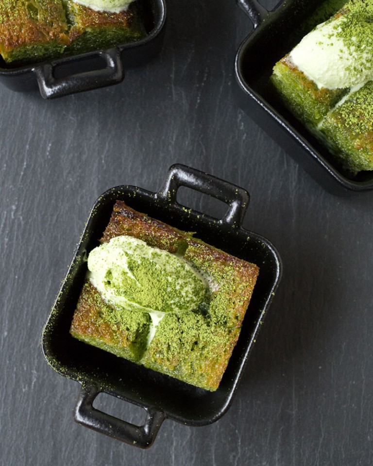 Mini Matcha (Green Tea) Brick Toast - Oh, How Civilized