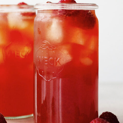 Raspberry Iced Tea from Scratch - Oh, How Civilized