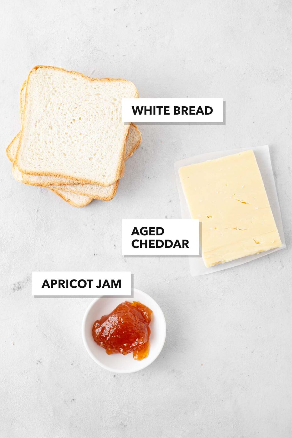 Apricot Jam and Cheddar Tea Sandwiches - Oh, How Civilized
