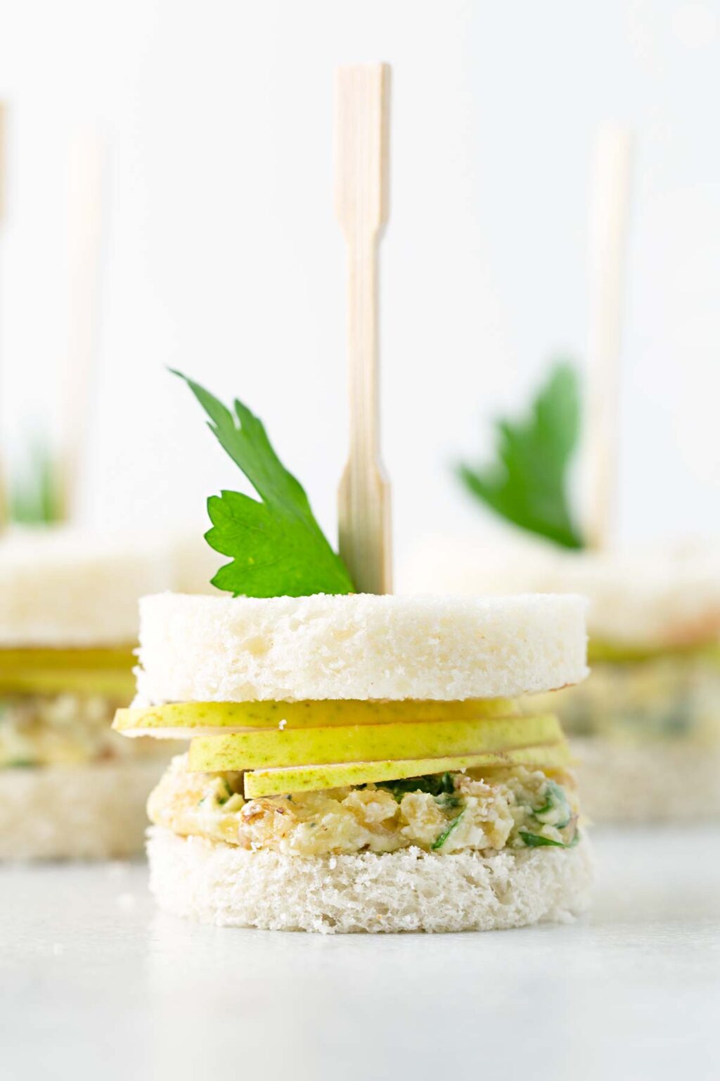 Blue Cheese and Pear Tea Sandwiches - Oh, How Civilized