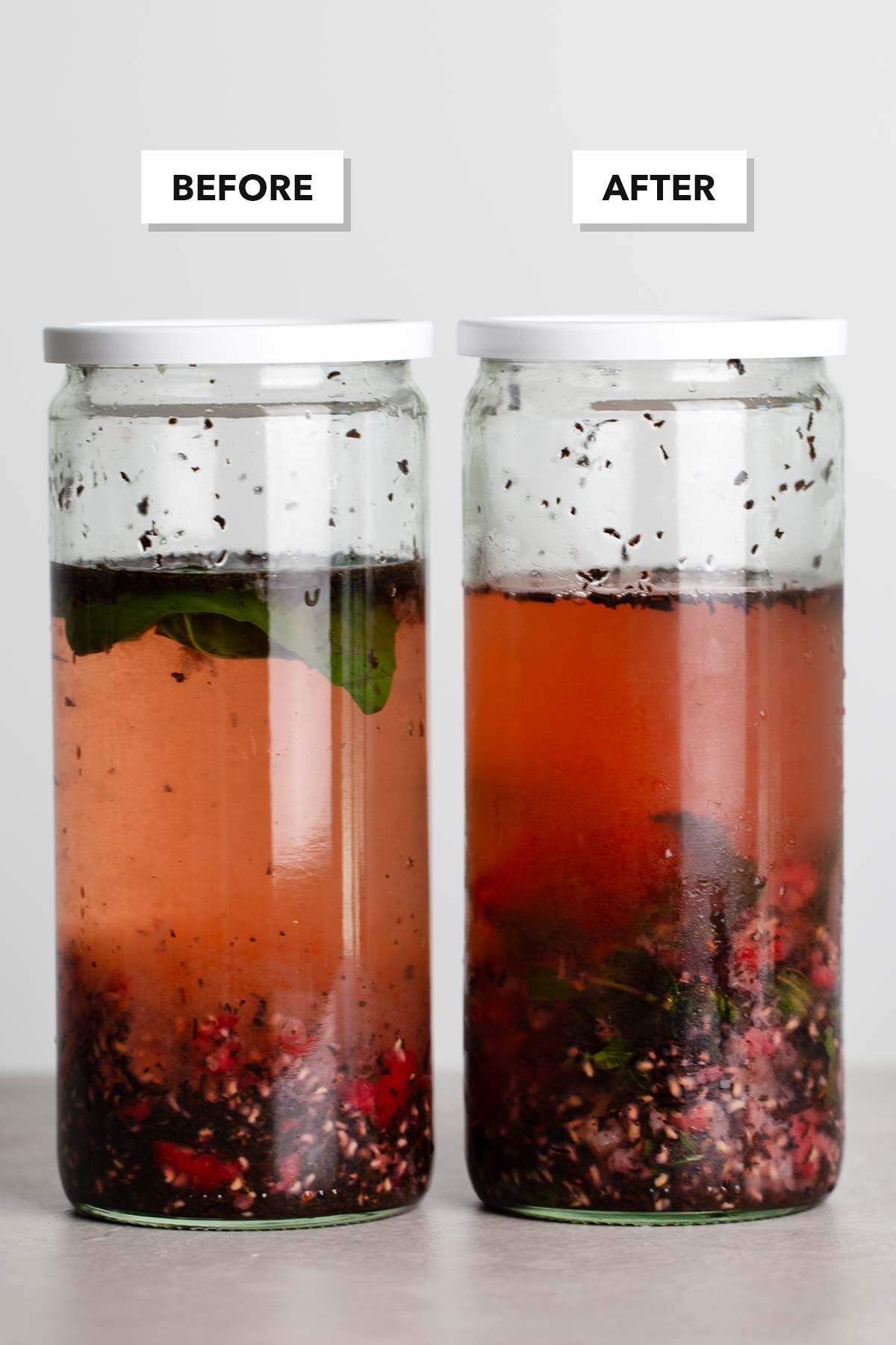 Raspberry Lime Basil Cold Brew Tea - Oh, How Civilized