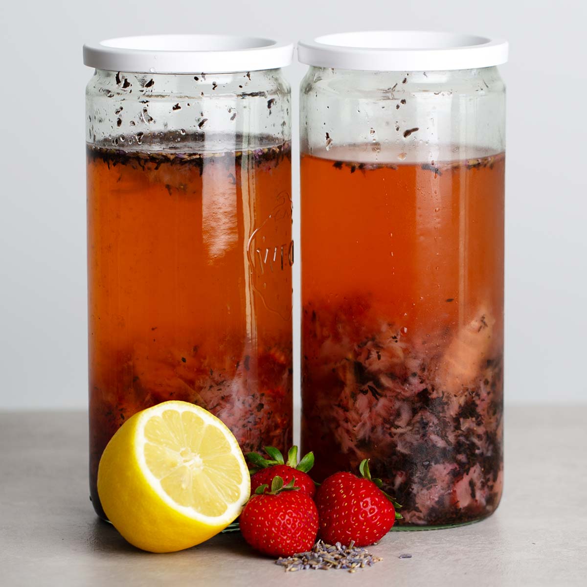 Strawberry Lemon Lavender Cold Brew Tea - Oh, How Civilized