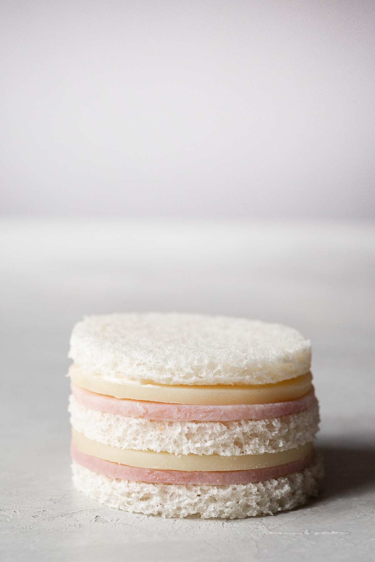 Ham & Cheese Tea Sandwiches - Oh, How Civilized