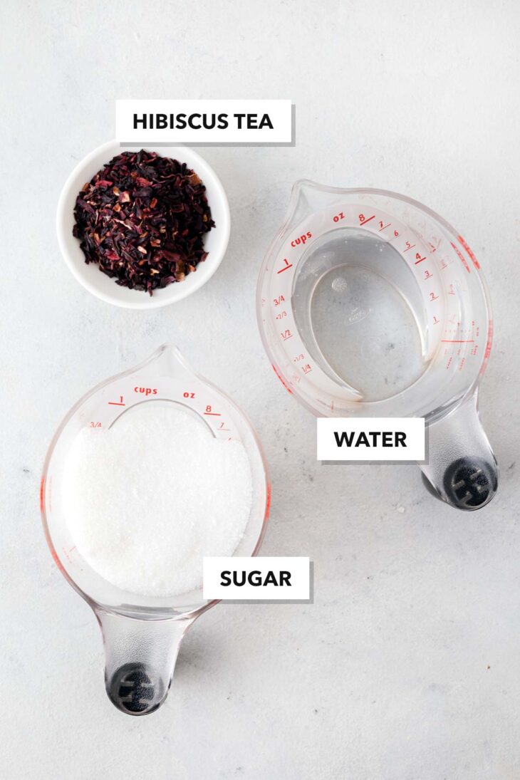 Hibiscus Syrup (3 Ingredients) - Oh, How Civilized