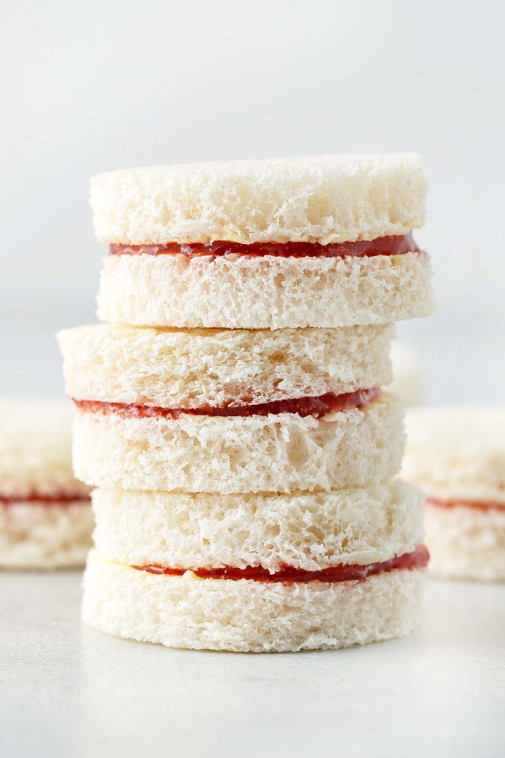 Jam Pennies Tea Sandwiches - Oh, How Civilized