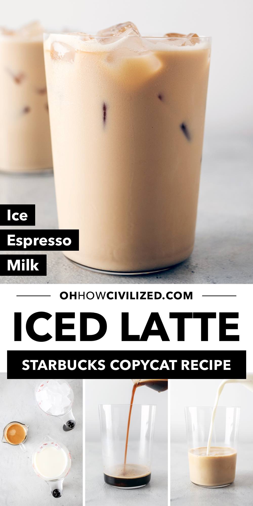 Starbucks Iced Latte - Oh, How Civilized