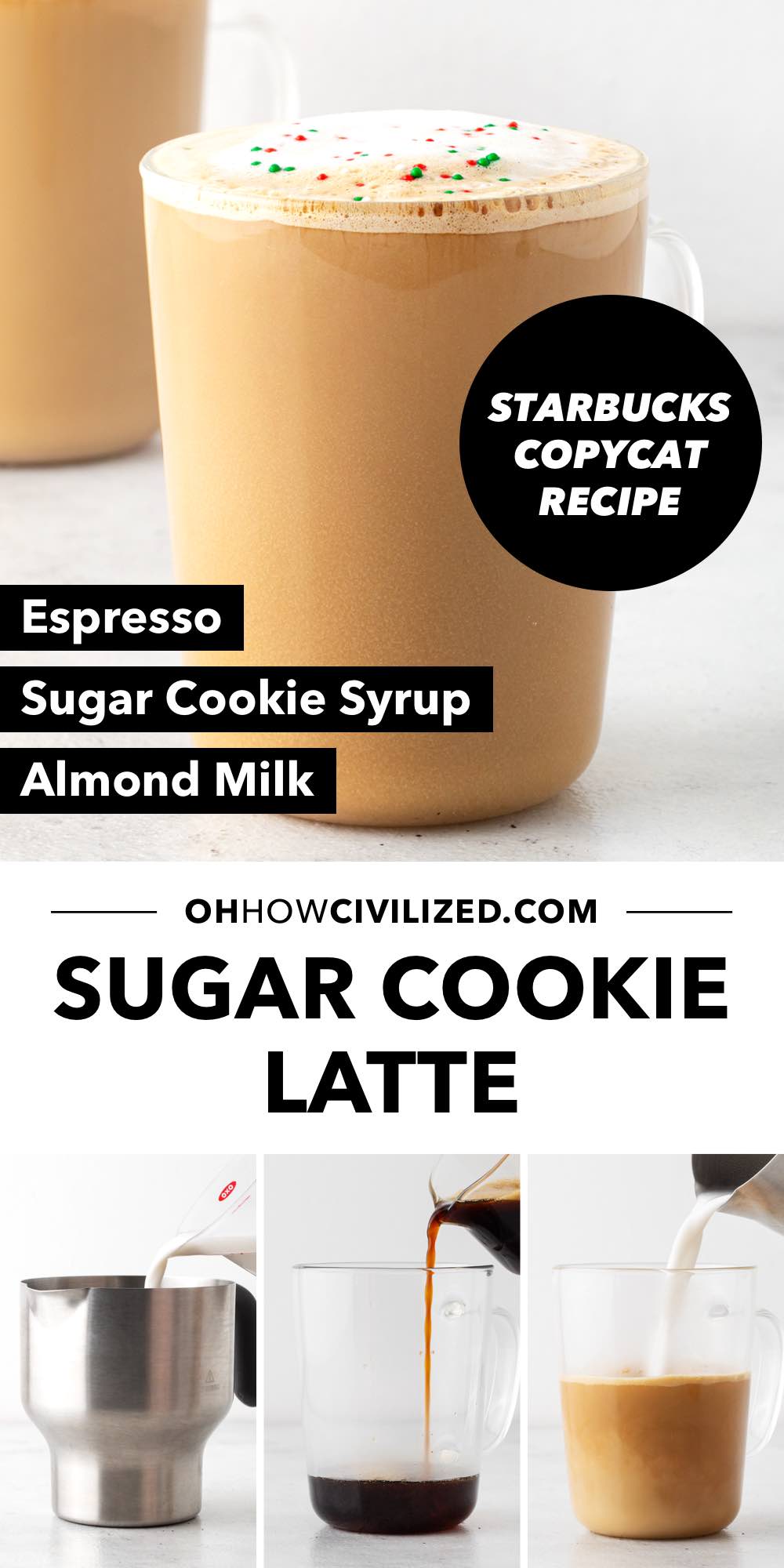 Sugar Cookie Latte - Oh, How Civilized