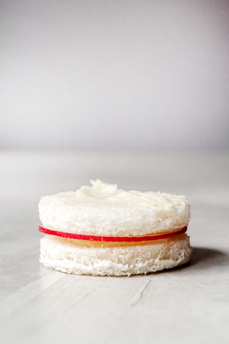 Radish Rose Tea Sandwiches - Oh, How Civilized