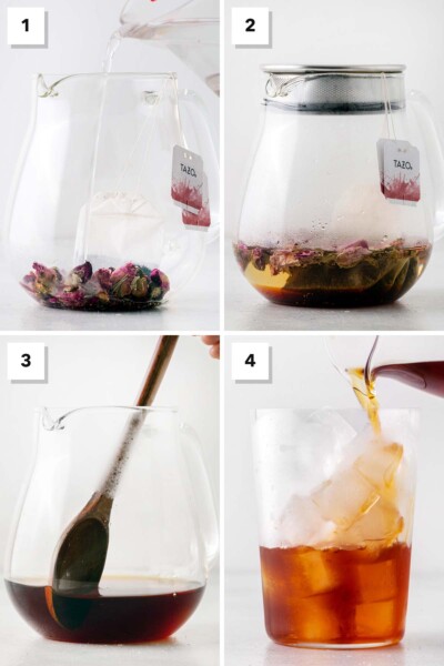 Rose Iced Tea - Oh, How Civilized