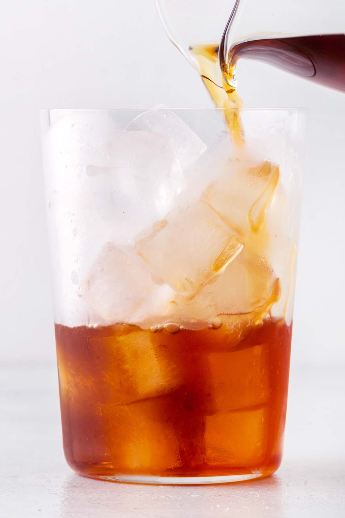 Sweetened Rose Iced Tea - Oh, How Civilized