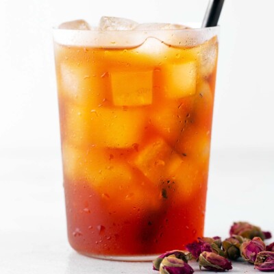 Sweetened Rose Iced Tea - Oh, How Civilized