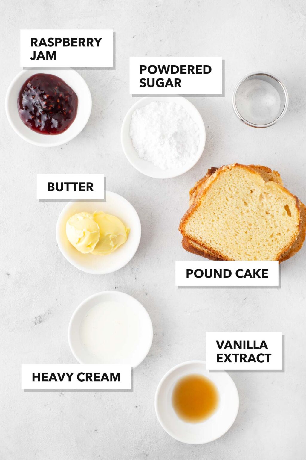 Mini Victoria Cakes with Store-Bought Pound Cake - Oh, How Civilized