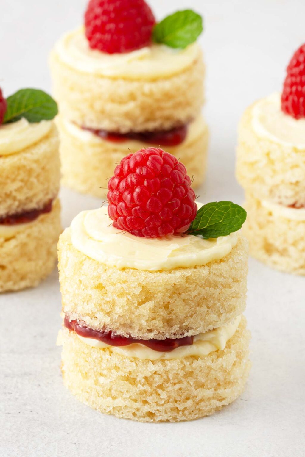 Mini Victoria Cakes with Store-Bought Pound Cake - Oh, How Civilized