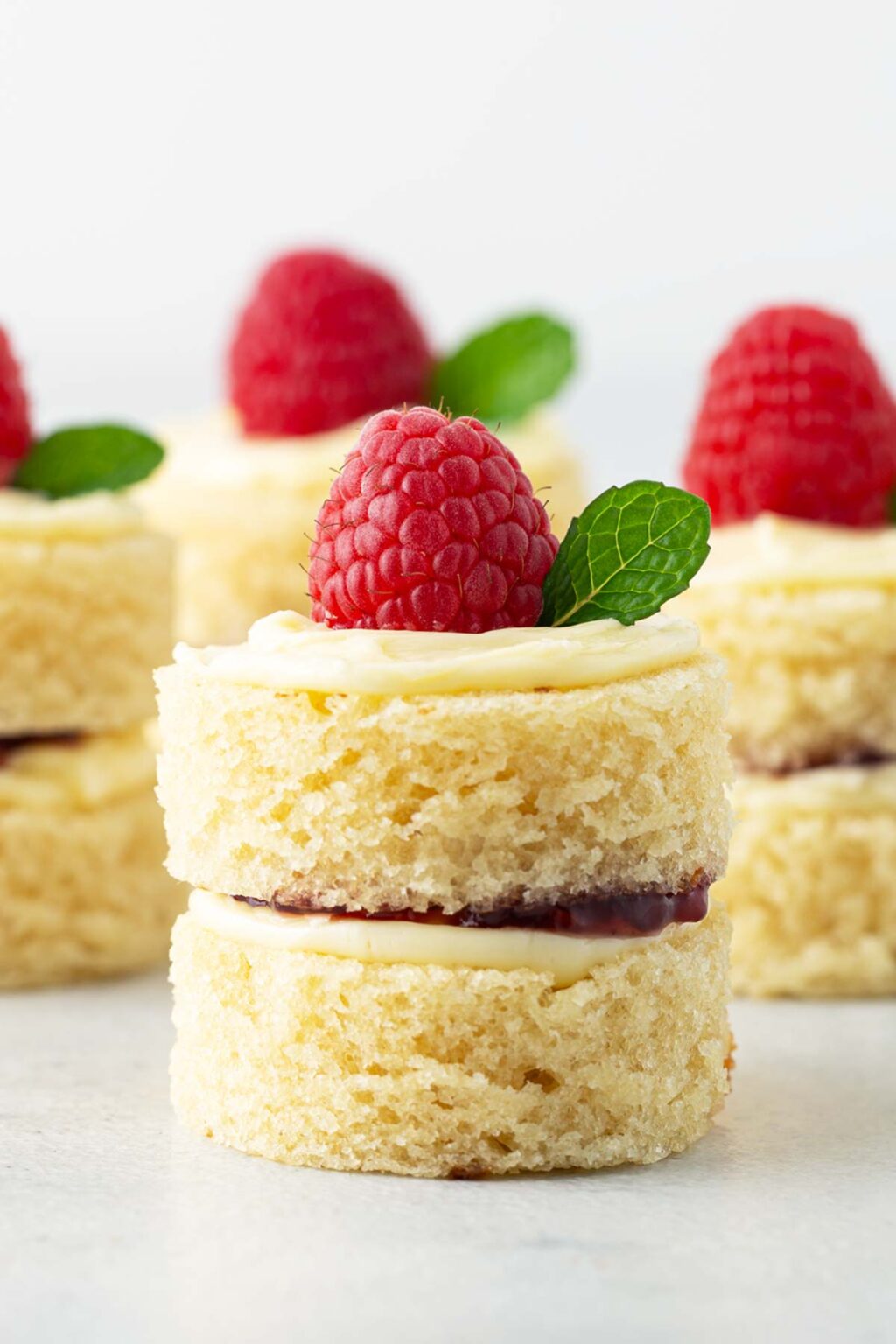 Mini Victoria Cakes with Store-Bought Pound Cake - Oh, How Civilized